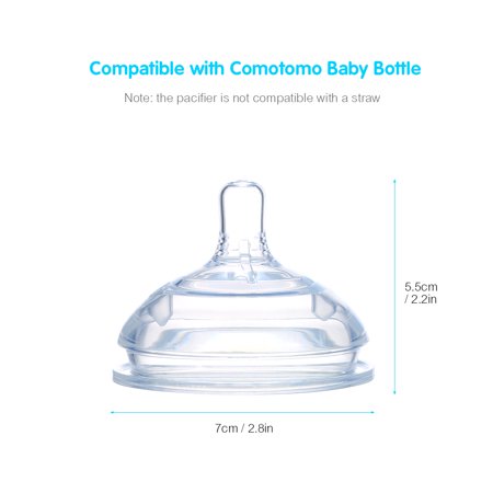 Baby Silicone Pacifier with -Dust Box Bloating Dual Air Inlet BPA-Free ...