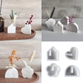Elegant Rainbow Shaped Sturdy Silicone Flower Pots Mould Tool Must Have ...