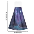 2 Pieces Bathroom Towels Kitchen Towels Velcro Hand Wipes Dish Cloths ...
