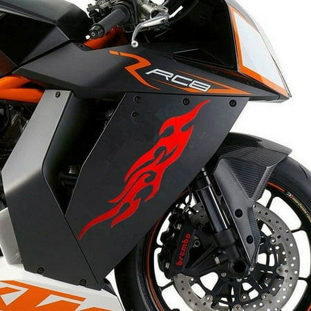 Dinohhi Autocollant Pour Casque de Moto,Autocollant Flammes en Vinyle ...