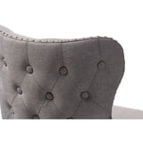 Baxton Studio Gradisca Upholstered Swivel Bar Stool - Set of 2 ...