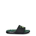 Minecraft Boys Slide Sandals - Creeper Print - Youth Gamer Comfort ...