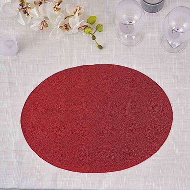 BalsaCircle 6 Pieces Champagne 16" Rectangle Glitter Faux Leather ...