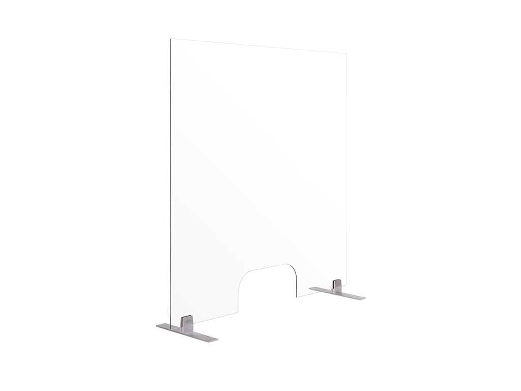 PROTECTOR FRAMELESS GLASS COUNTERTOP WITH 24''x36'' TRANSPARENT PANEL ...