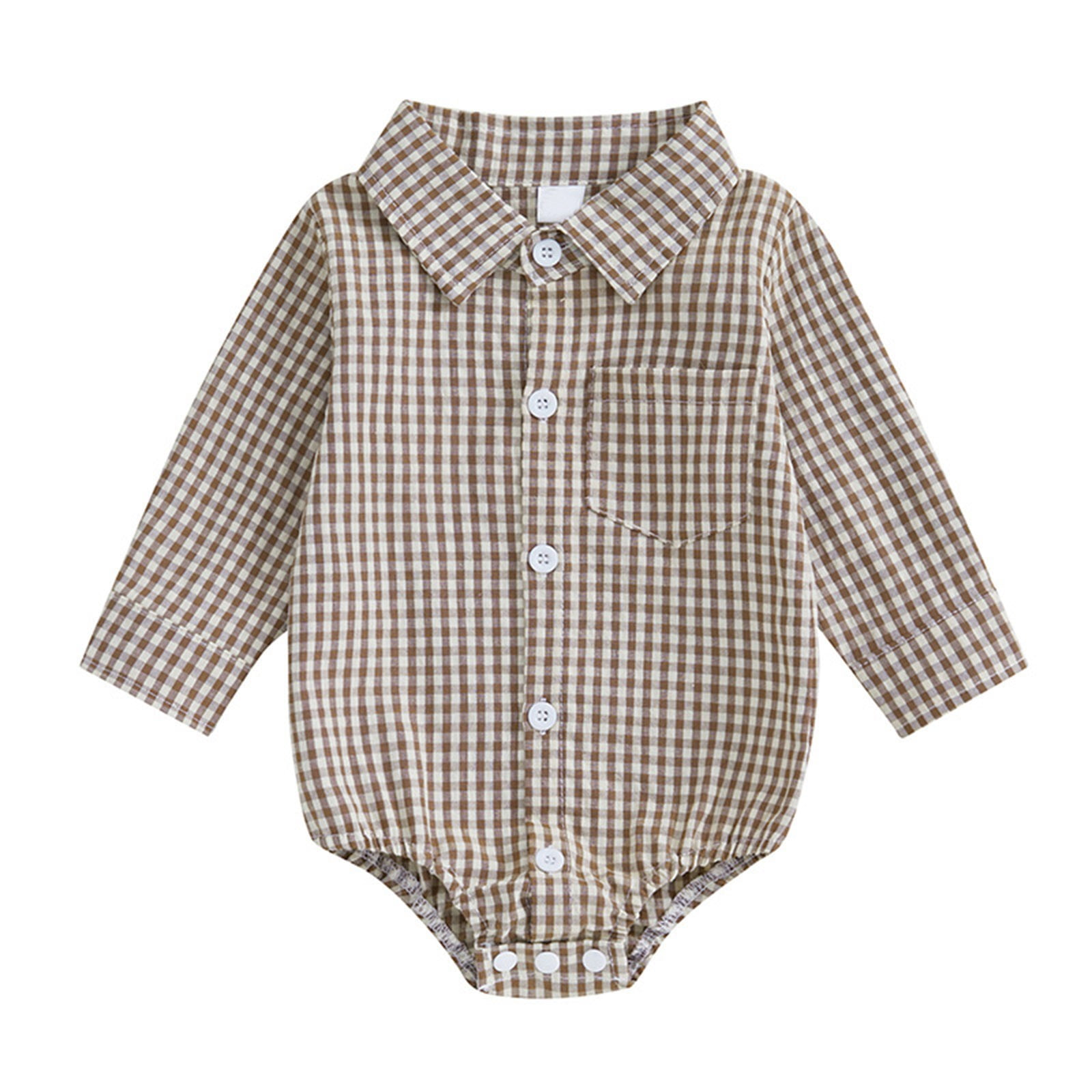 Click here for Uamvsh Baby Trendy Plaid Rompers Soft Boys Girls B... prices
