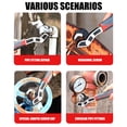 Multiple Size Auto Locking Spanner Kit 6in/8in/10in/12Inch Pipe Clamp ...