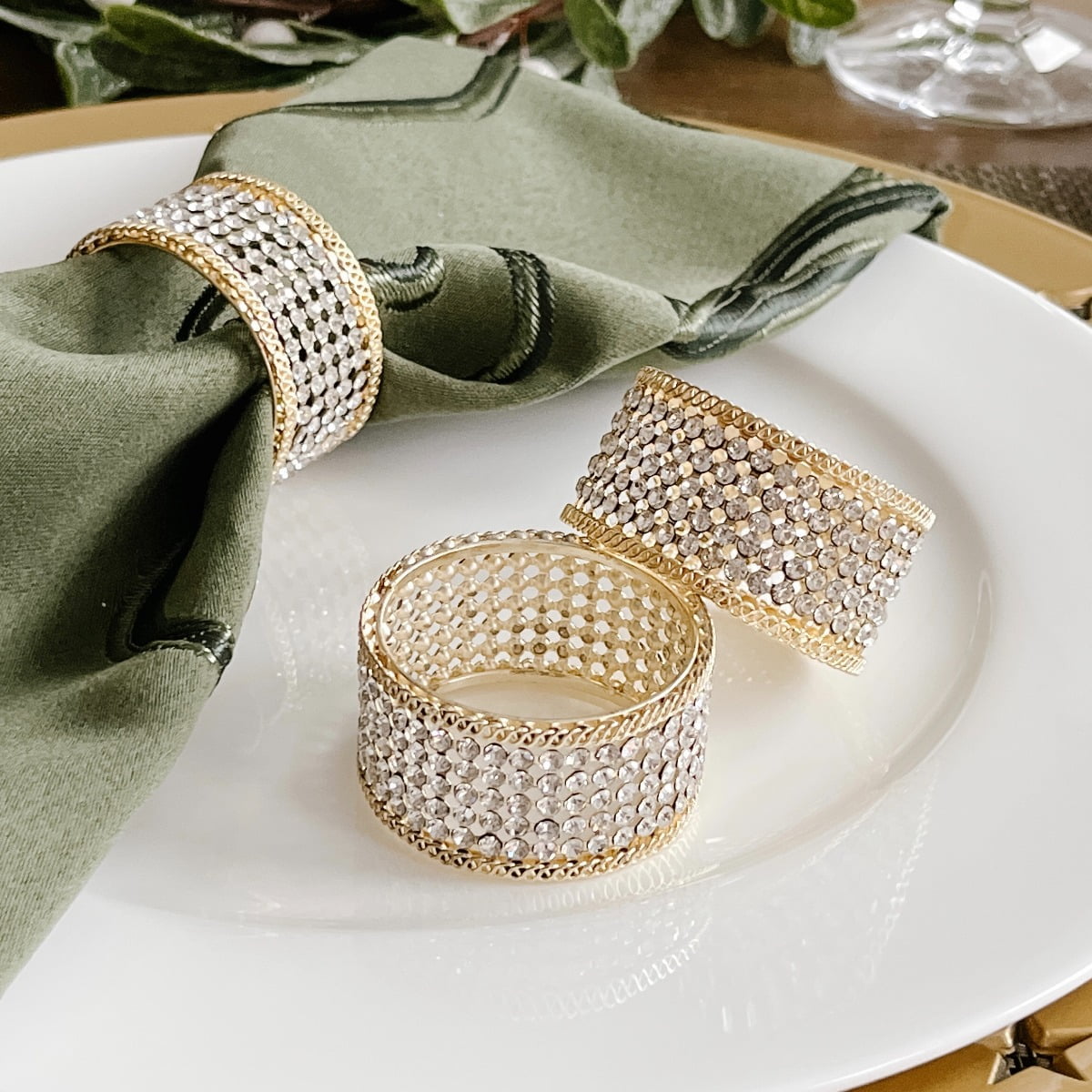 Click here for Linen Chest Two Tone Napkin Ring prices