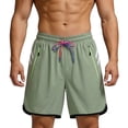 BVOFAR Men's Athletic Running Shorts Big and Tall Quick Dry Workout ...