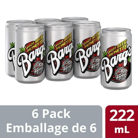 Barq’s Root Beer 222mL Mini-Cans, 6 Pack - Walmart.ca