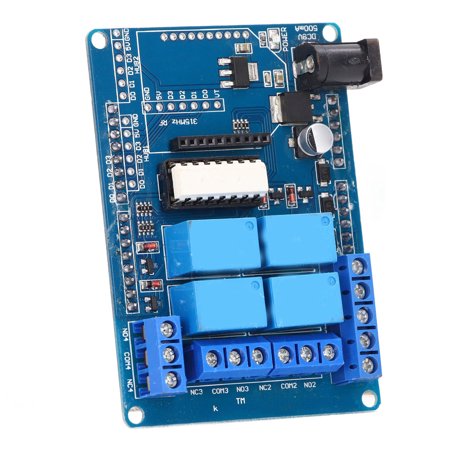 4 Channel Relay Module, Relays Board 3A Control Electromagnetic ...