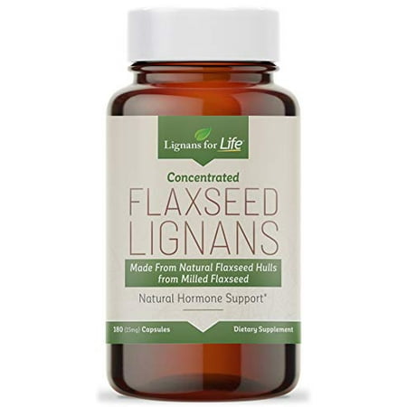 Lignans for Life 15mg Organic Flaxseed Lignans - Flaxseed Hulls + SDG ...