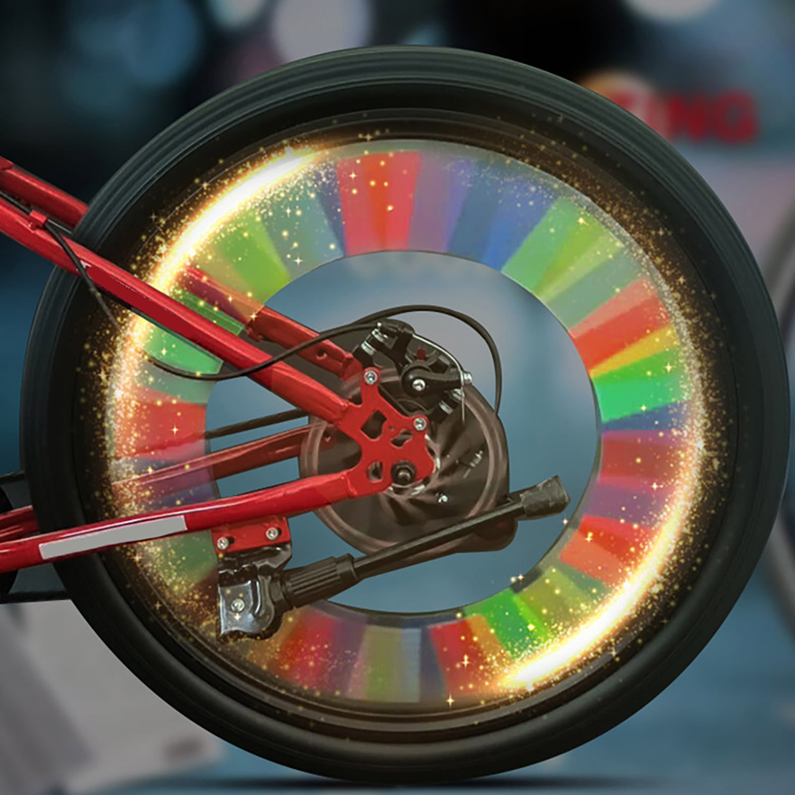 Happy Date 12Pcs/Pack Bike Spoke Reflector Bicycle Wheel Spoke ...