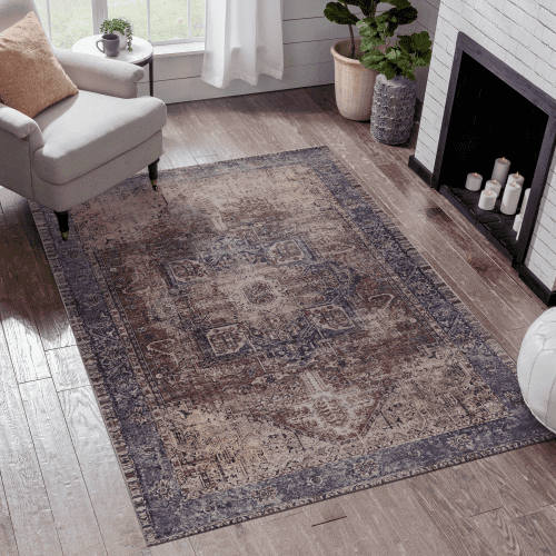 Click here for Unbranded Burgundy Washable Rug 4x6 Area Rug (Burg... prices