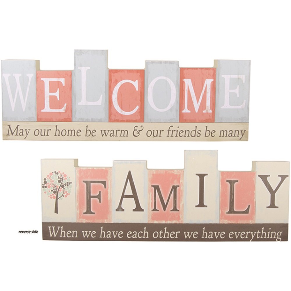 Carson Welcome/Family Reversible Table Block - Walmart.com
