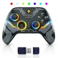 EasySMX X15 Wireless Game Controller, Bluetooth PC Cotroller Compatible with PC Windows, Android ...