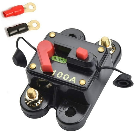 12V-24V 100A DC Automatic Fuse Switch Circuit Breaker Reset Fuse Auto ...