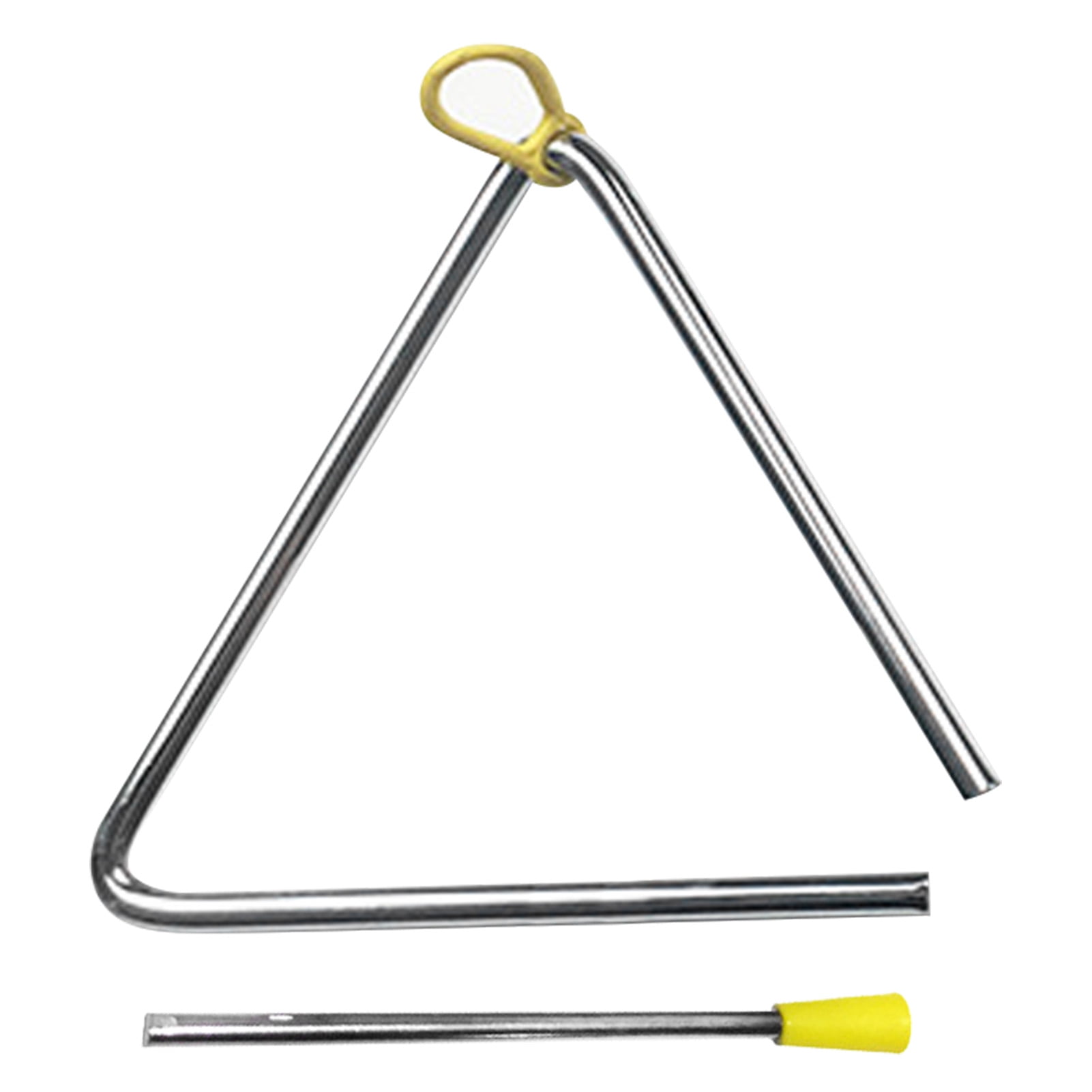 Triángulo de metal Bling Bling con instrumento musical de percusión manual Striker 6 pulgadas ...