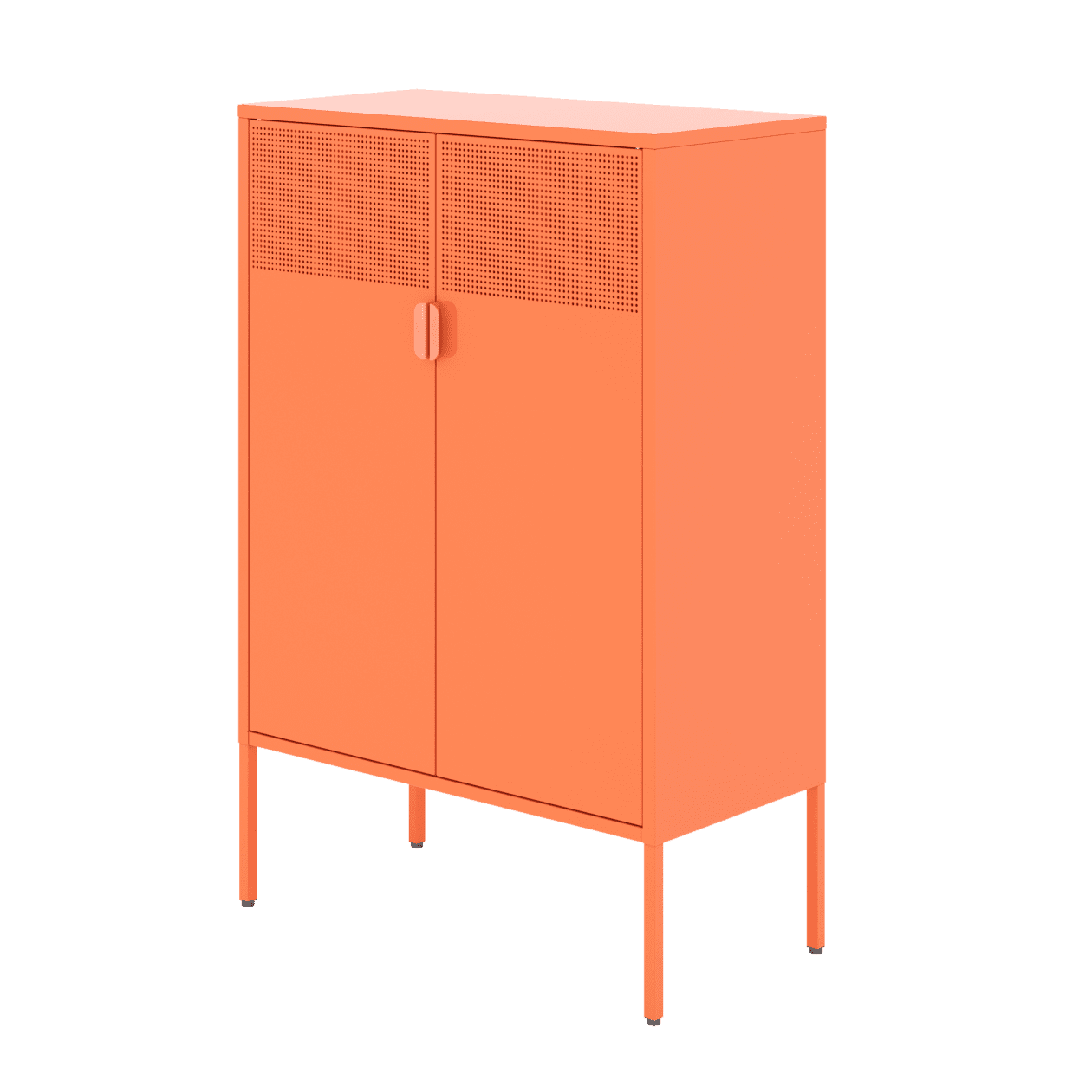 Metal Storage Cabinet with Doors, Buffet Cabinet Sideboard with Storage ...