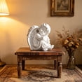Avdolw Resin Cherub Figurine Set – Elegant Praying and Hugging Statues ...