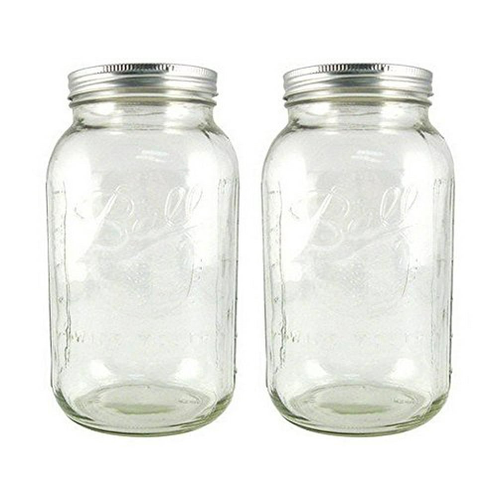 Ball 64 ounce Jar, Wide Mouth, Set of 2 - Walmart.com - Walmart.com