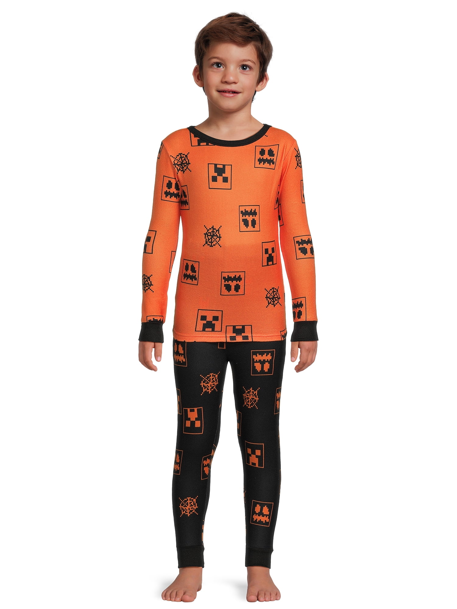 Minecraft Boys Halloween Mix Match Pajama Set, 2-Piece, Sizes 4-10 ...