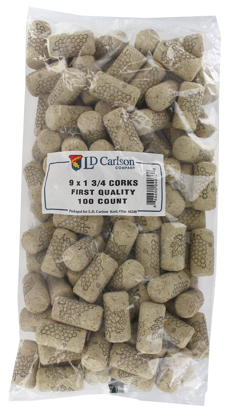 First Quality Wine Corks, #9 x 1.75in - 100-Count - Walmart.com