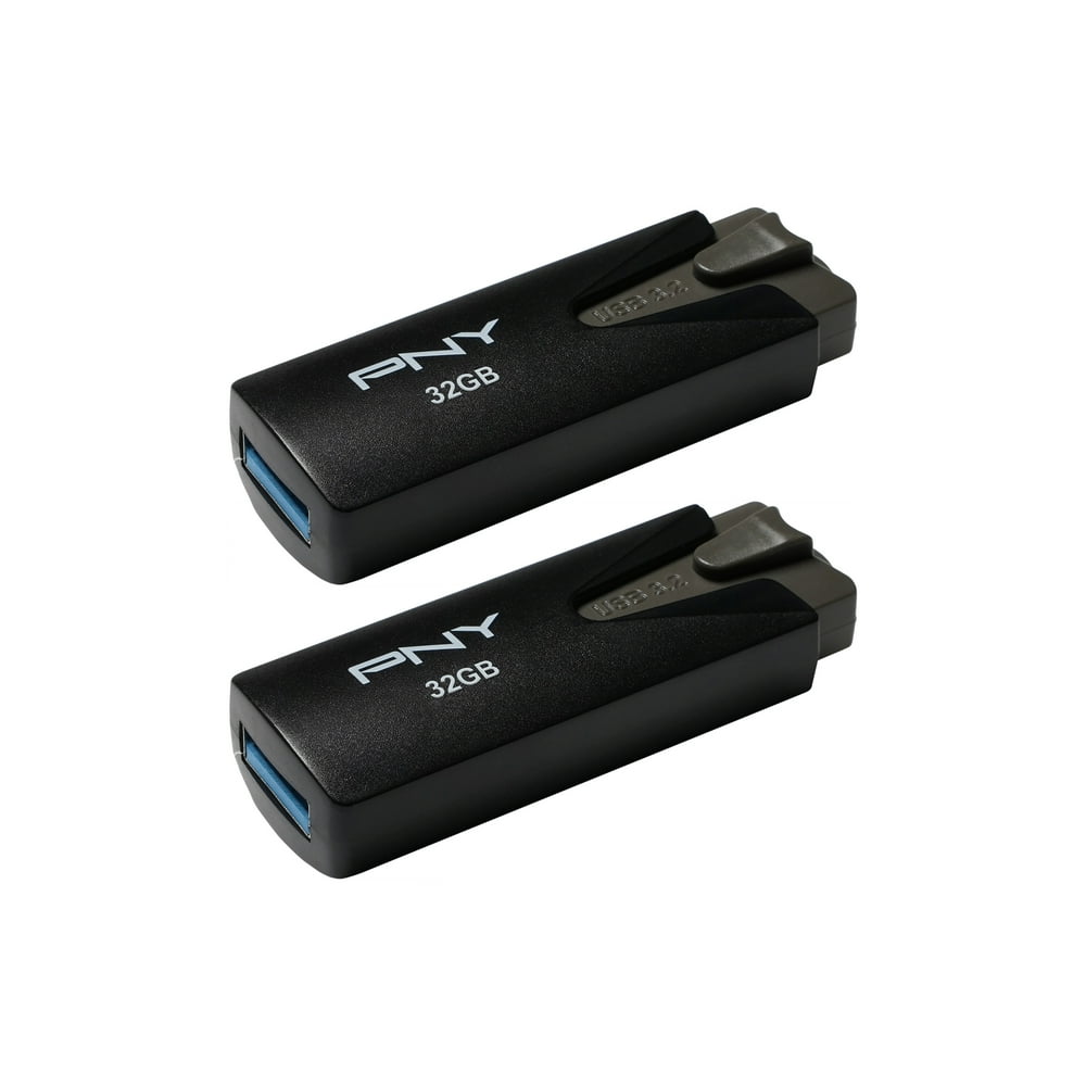 PNY 32GB Elite USB 3.2 Flash Drive 2-Pack - 100MB/s - Walmart.com ...