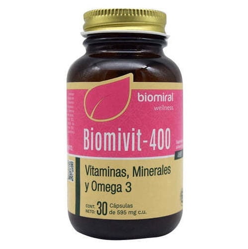 Biomivit 400 30 Capsulas Biomiral | Walmart en línea
