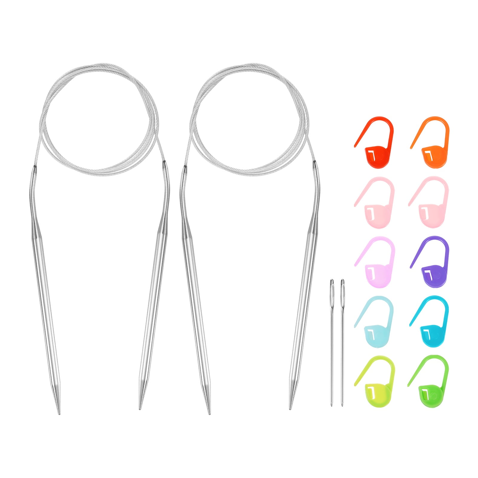 Click here for Uxcell 2pcs Knitting Needles Size Us 10(6mm) Circu... prices