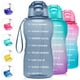 Giotto Large 1 Gallon Motivational Water Bottle with Time Marker 128 fl oz - Walmart.com