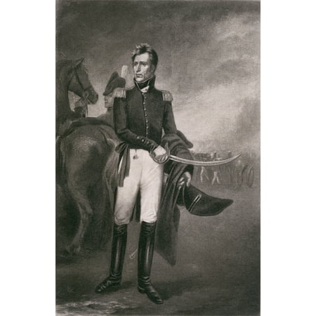 Andrew Jackson As The Hero Of New Orleans In The War Of 1812. After A ...