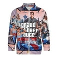 Grand Theft Auto Game Fashion Jacket Mens Windbreaker Coat Lightweight ...