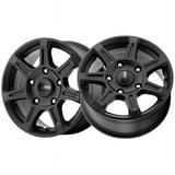 Ultra 450SB Toil Van 16x6.5 5x130 +45et Satin Black With Satin Clear ...