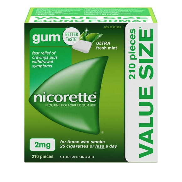 Nicorette Nicotine Gum | Walmart.ca