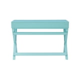 Linon Lakelyn 2-Drawer Writing Desk, 44" Wide, Blue Finish - Walmart.com