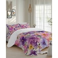 4 Piece Duvet Cover Set Full, Spring Blossom Colorful Flower Soft ...