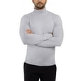 X RAY JEANS Mens Turtleneck Sweater Pullover, Light Heather Grey, 3XL ...