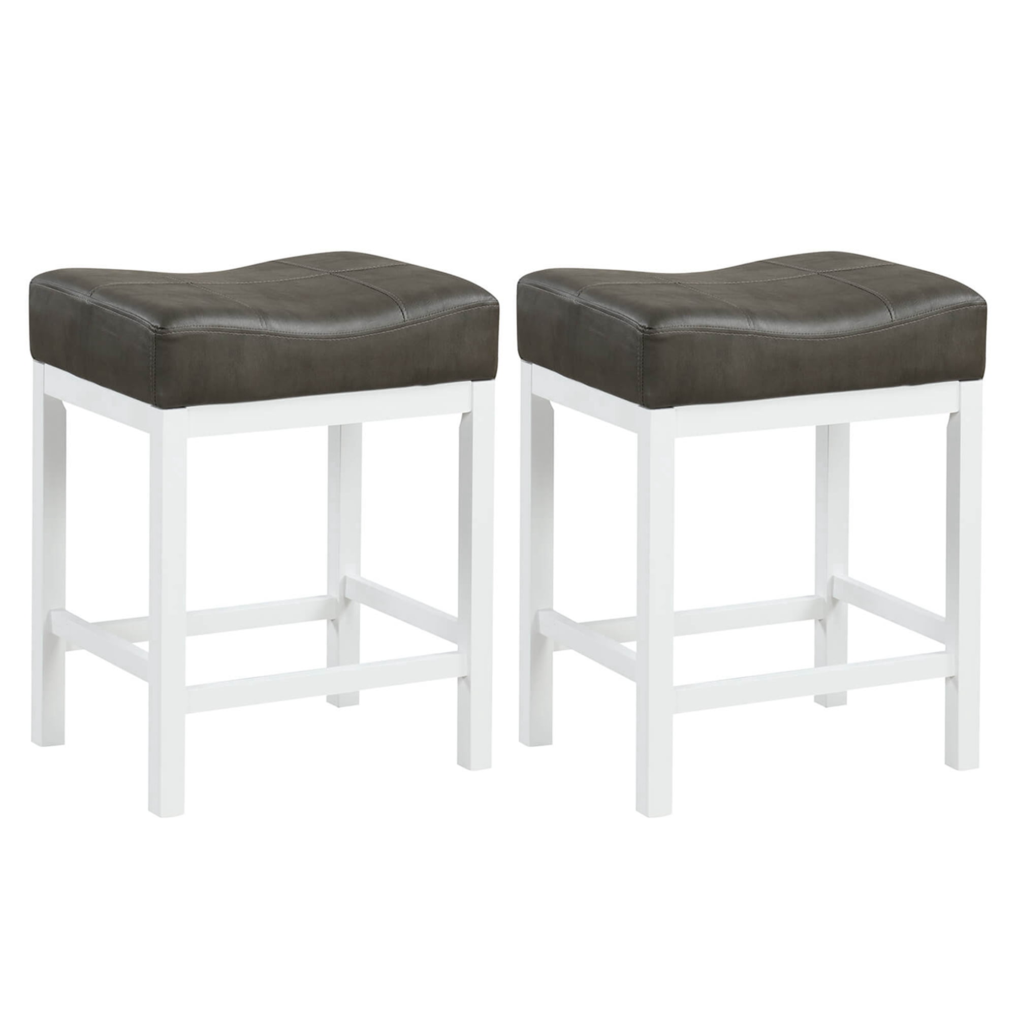 Click here for Costway 24.5 Bar Stool Set Of 2 With Solid Rubber... prices