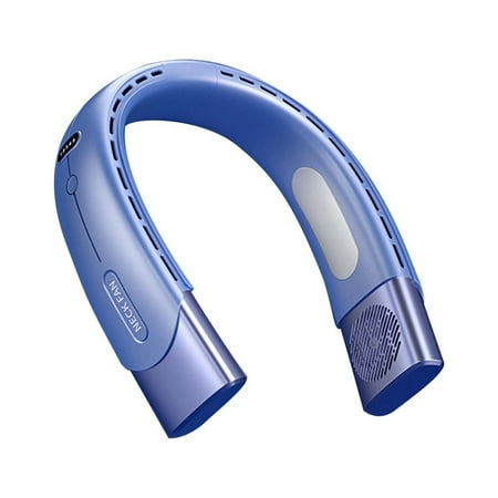 EGNMCR Portable Fan Desk Fan Portable Neck-Fan, 3000mAh Wearable ...