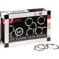 ACCO Metal Book Rings, 3/4" Diameter, 100 Rings/Box - Walmart.com