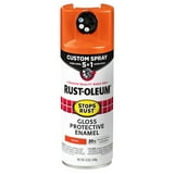 6 Pack, Orange, Rust-Oleum Stops Rust Custom Spray 5 in 1 Gloss Spray ...