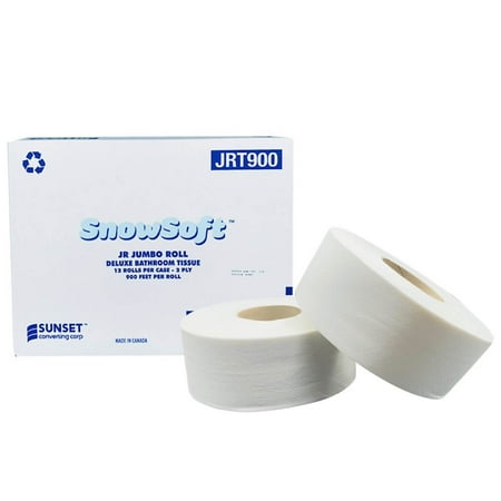 Snow Soft 2ply 900' Jumbo Roll Tissue JRT | Walmart Canada
