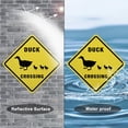 UV Protected Waterproof Aluminum Warning Signs Yellow 250x250x1mm Hole ...