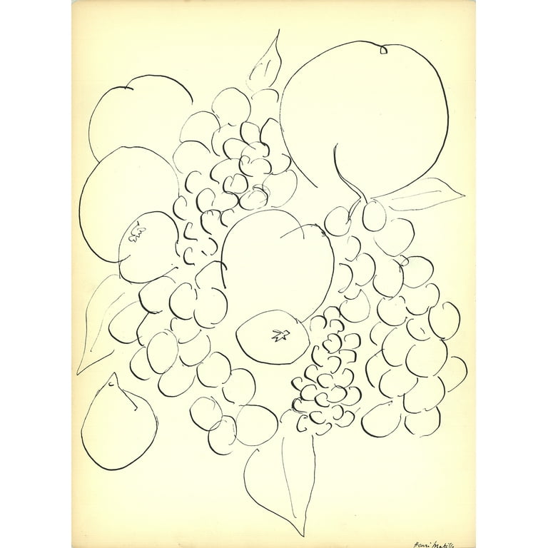 Henri Matisse Vegetable Collage