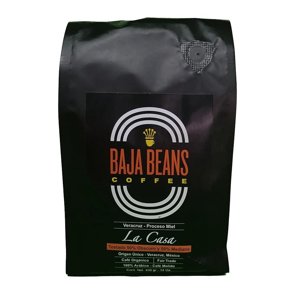 Café Baja Beans Coffee La Casa Tostado Mezcla Molido 400 g | Walmart en ...