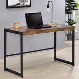 Xukmct Metal Frame Wood Tabletop Computer Desk for Home, Office ...