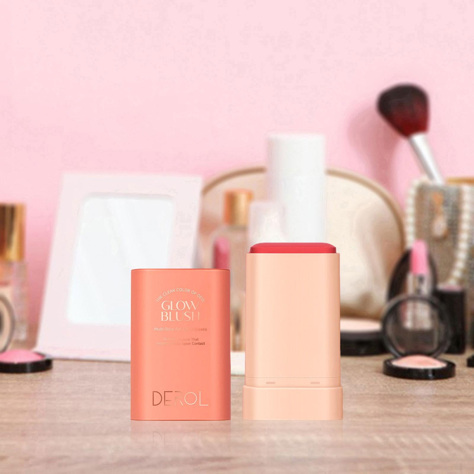 Crema para contorno facial perfecl colorete barra hidratante toda Rojo ...