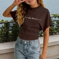 AWZXDE Stylish Graphic Print Girls Casual Top With Waist Tie Detail For ...