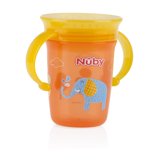 Nuby 360 Wonder Spoutless Trainer Sippy Cup - 2 pack - Walmart.com