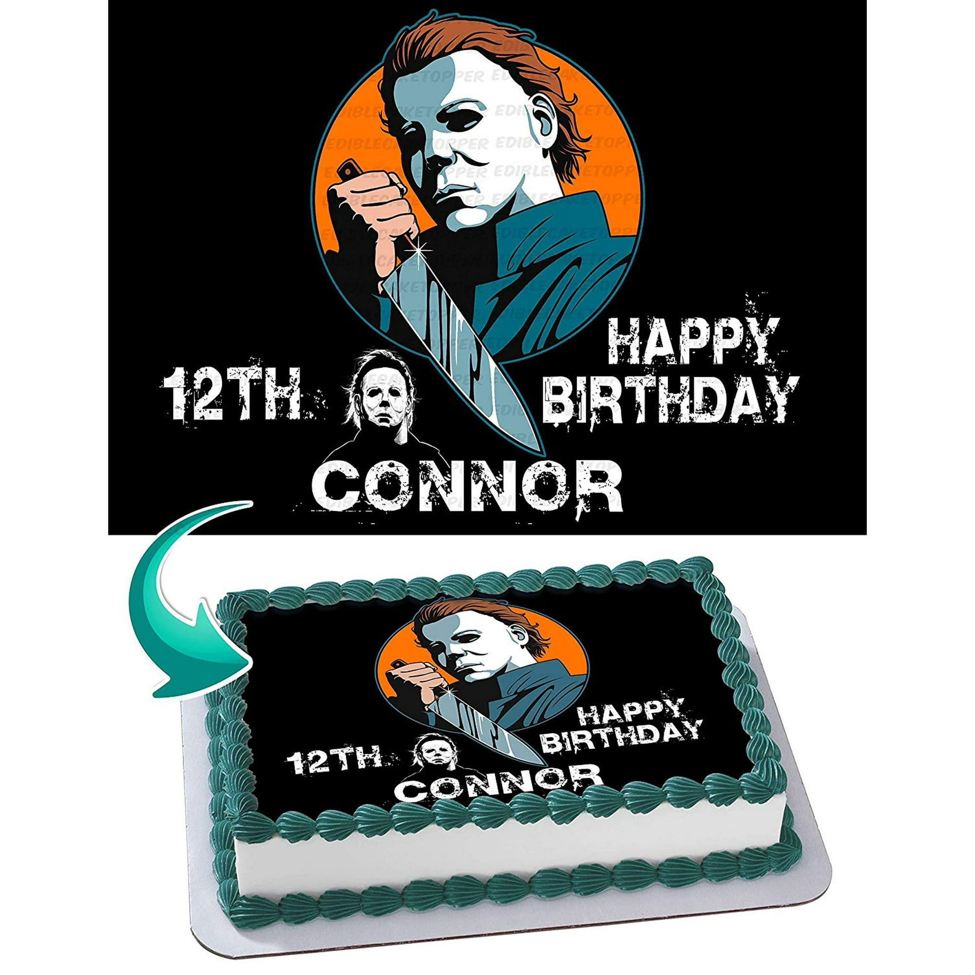 Michael Myers Birthday Cake